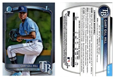 BCP-55 Gary Gill Hill Tampa Bay Rays 2025 1st Bowman Chrome | eBay