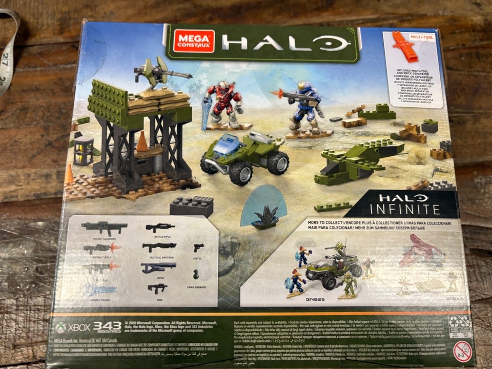 MEGA Construx Halo Infinite Building Box GPT03 NEW DAMAGED BOX | eBay