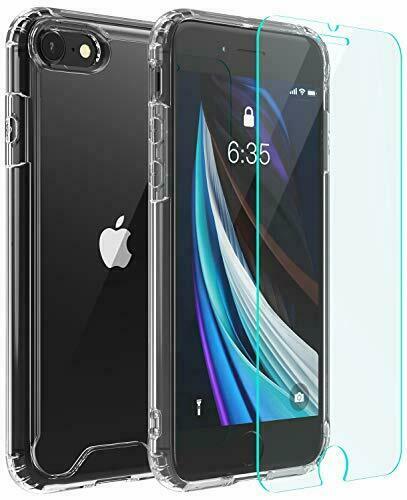 iPhone SE 2020 8 7 Case Premium Clear Anti-Scratch Cover w/ Screen ...