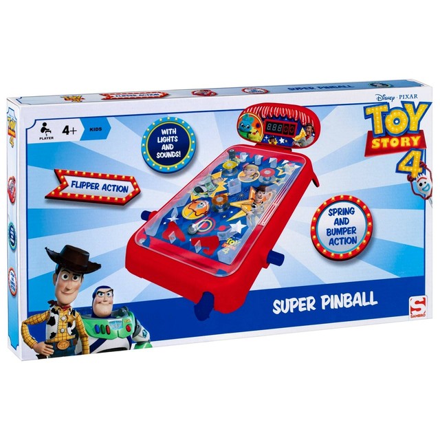 Toy Story 4 Electronic Pinball Machine With Lights & Sounds Ideal Gift ...