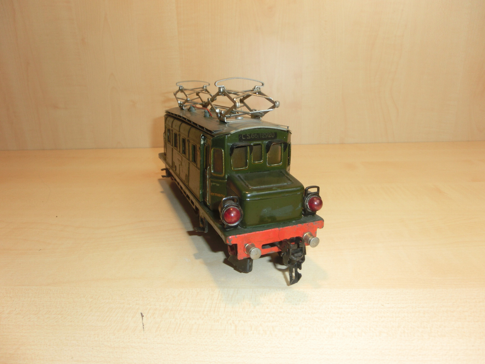 13885) Märklin - Spur 0 - 2-B-1 E-Lok CS 66/12920 - L. 28 cm - grün ...