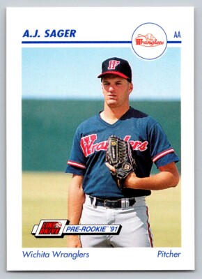 1991 Line Drive AA #617 A.J. Sager | eBay