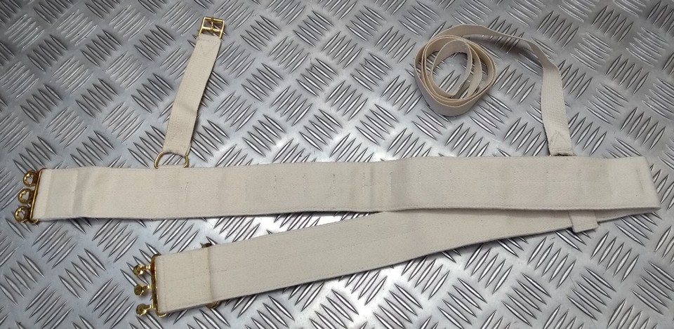RAF Sword Belt Ceremonial Canvas Off White British Royal Air Force ...
