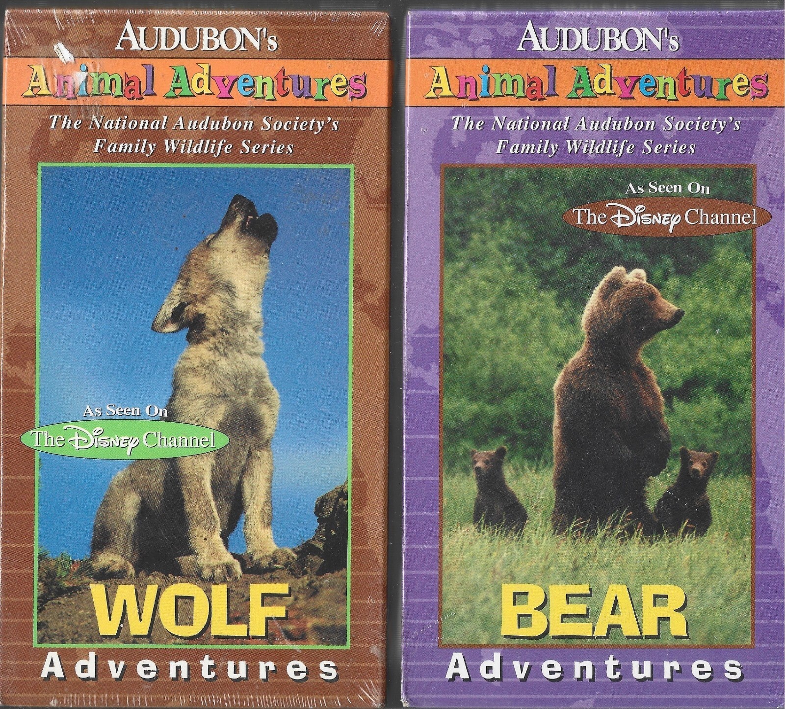 Audubons Animal Adventures - Wolf & Bear Adventures (VHS, 2002) Disney ...