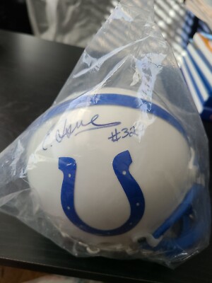 Edgerrin James Indianapolis Colts Autographed Signed Mini Helmet Miami ...