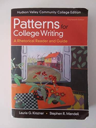 Patterns for College Writing HVCC CUSTOM 14th edition - Paperback ...