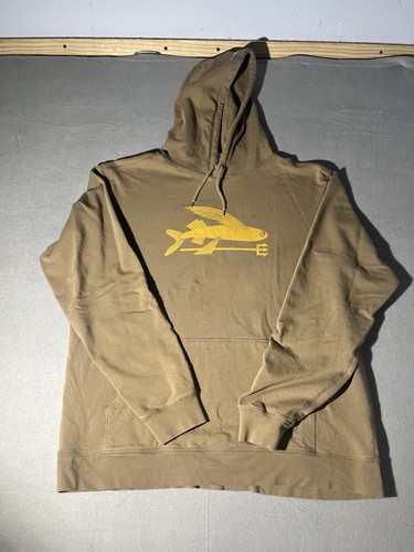 Patagonia Regenerative Mens Organic Cotton Hoodie XL Brown Fish Light ...