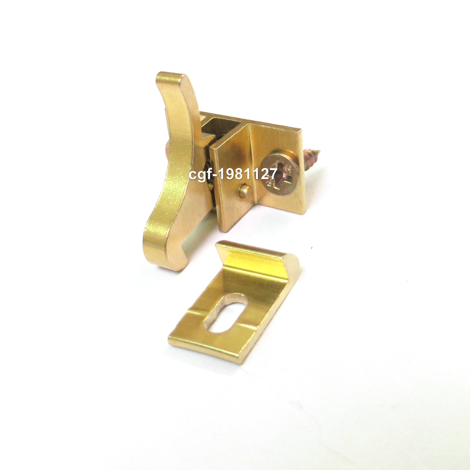 5 Extra Heavy Duty Elbow Latch Cabinet Door / Window Catch - Brass ...