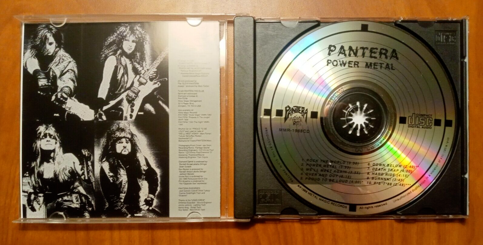 Pantera - Power Metal (cd 1988 Metal Magic) Glam Hard Rock SUPER RARE ...