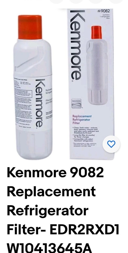4 Pack Kenmore 9082 Replacement Refrigerator Water Filter For 469082 ...