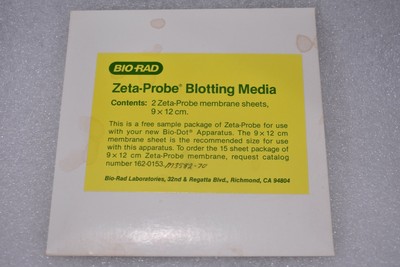 BIO-RAD 162-0153 SAMPLE PACKAGE OF 2 ZETA-PROBE BLOTTING MEDIA MEMBRANE ...