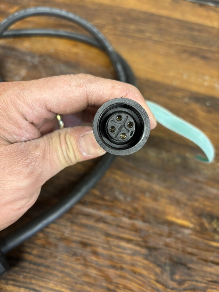 Power cord with Amphenol C16-1 Circular Connector 4-Pin Female to L5 ...