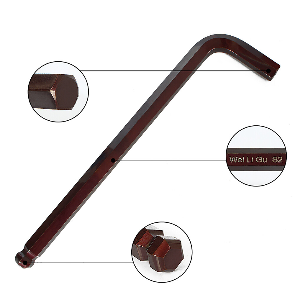 Metric Short Arm Allen Keys / Hex Wrench / Hexagon Key 0.7 - 19mm All ...