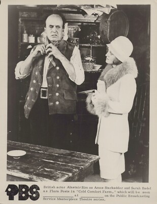 Alastair Sim + Sarah Badel in Cold Comfort Farm (1968) 🎬 Vintage Photo ...