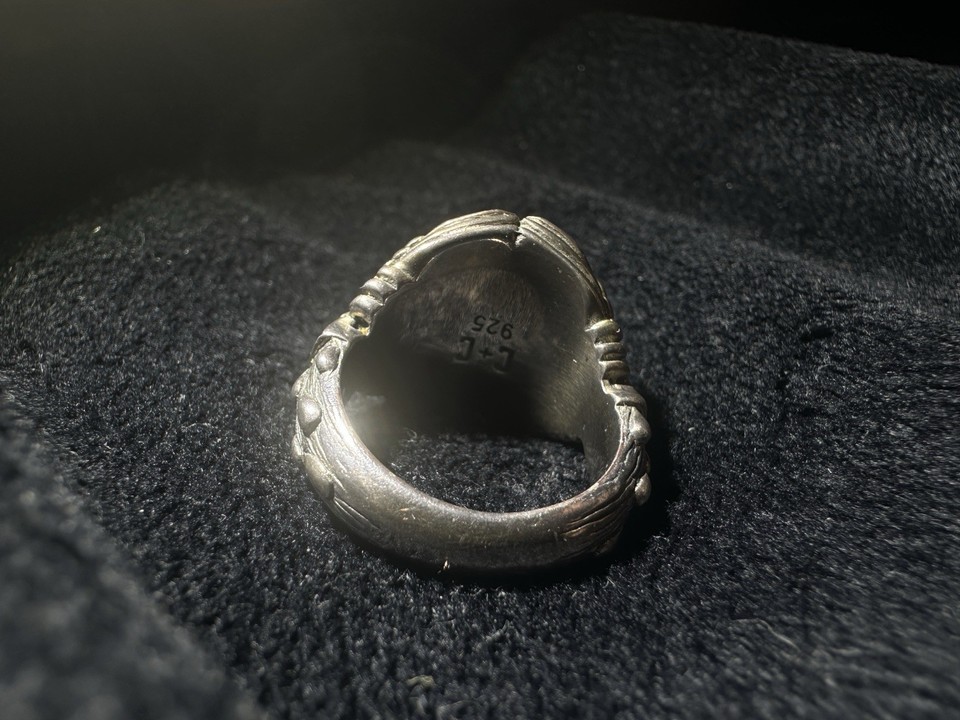 925 Silver Men’s Ring Clocks And Colors size 6 | eBay