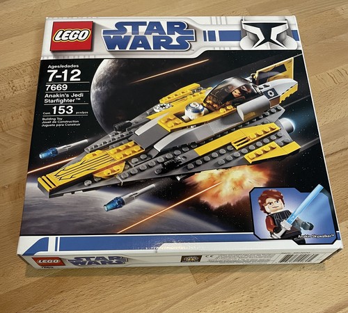 2008 LEGO Star Wars (7669) Anakin’s Jedi Starfighter Retired Sealed New ...