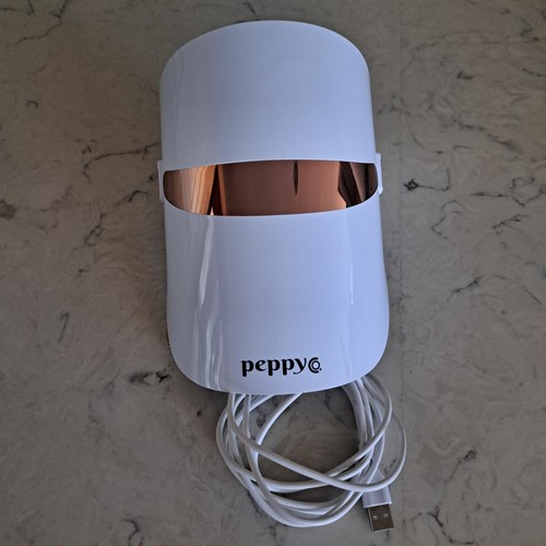 Peppy LED Red Light Therapy Anti-Aging Face Mask | eBay