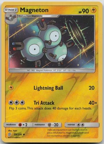 Magneton 59/236 Uncommon SM - Unified Minds LP Reverse Holo | eBay