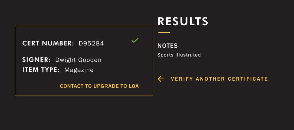 DWIGHT DOC GOODEN SIGNED SPORTS ILLUSTRATED 9/2/85 85 NL CY 86 WS CHAMP ...