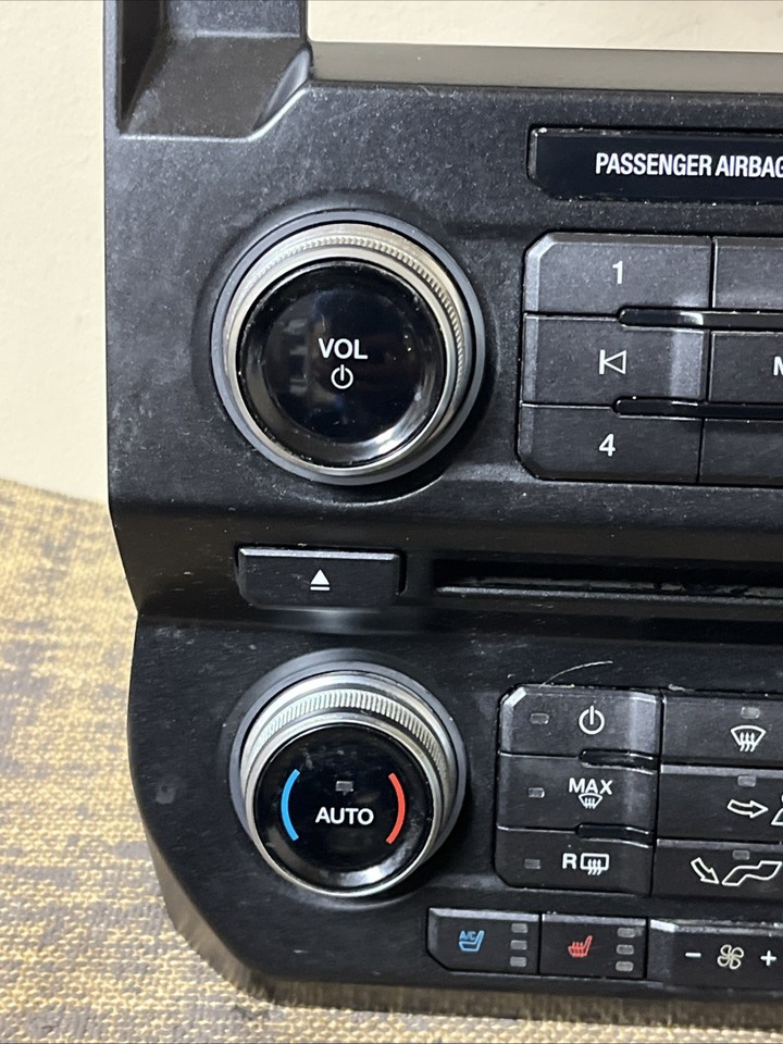 15 FORD F150 RADIO AC TEMPERATURE DUAL CLIMATE CONTROL PANEL FL3T ...