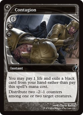 1x NM FUTURE SIGHT FRAME Contagion MTG Mystery Booster 2 MB2 SV | eBay