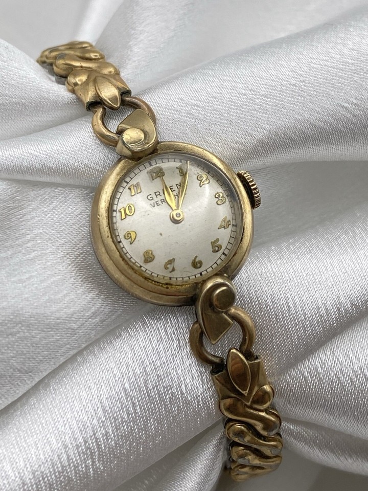 Vintage 1940’s Gruen Very Thin Ladies 10K Gold Filled Delicate ...