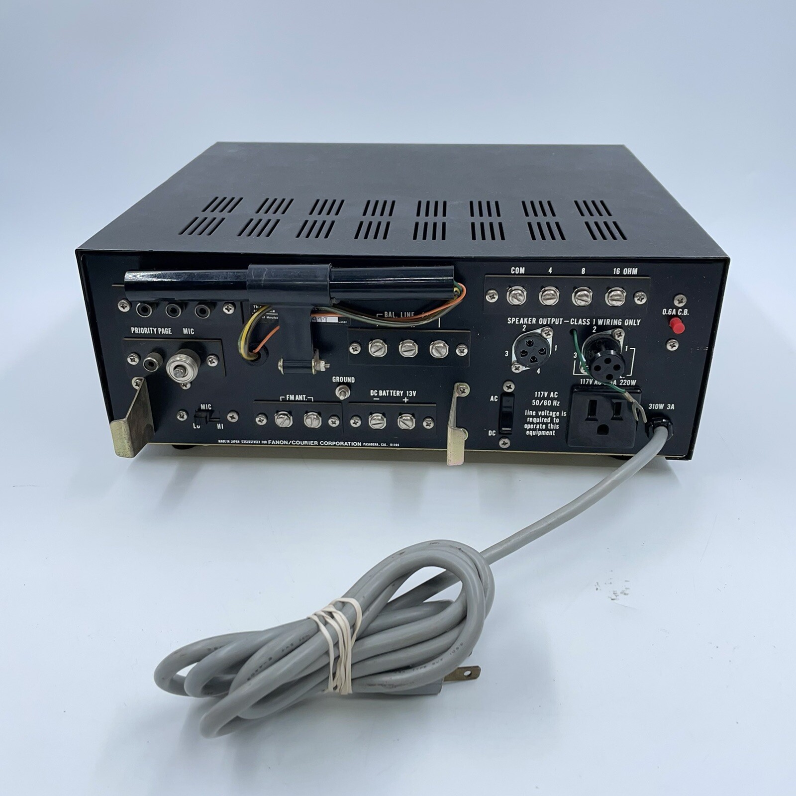 Vintage Fanon POWER PLUS 35T TUNER PA MIXER FOR PARTS OR REPAIR ...