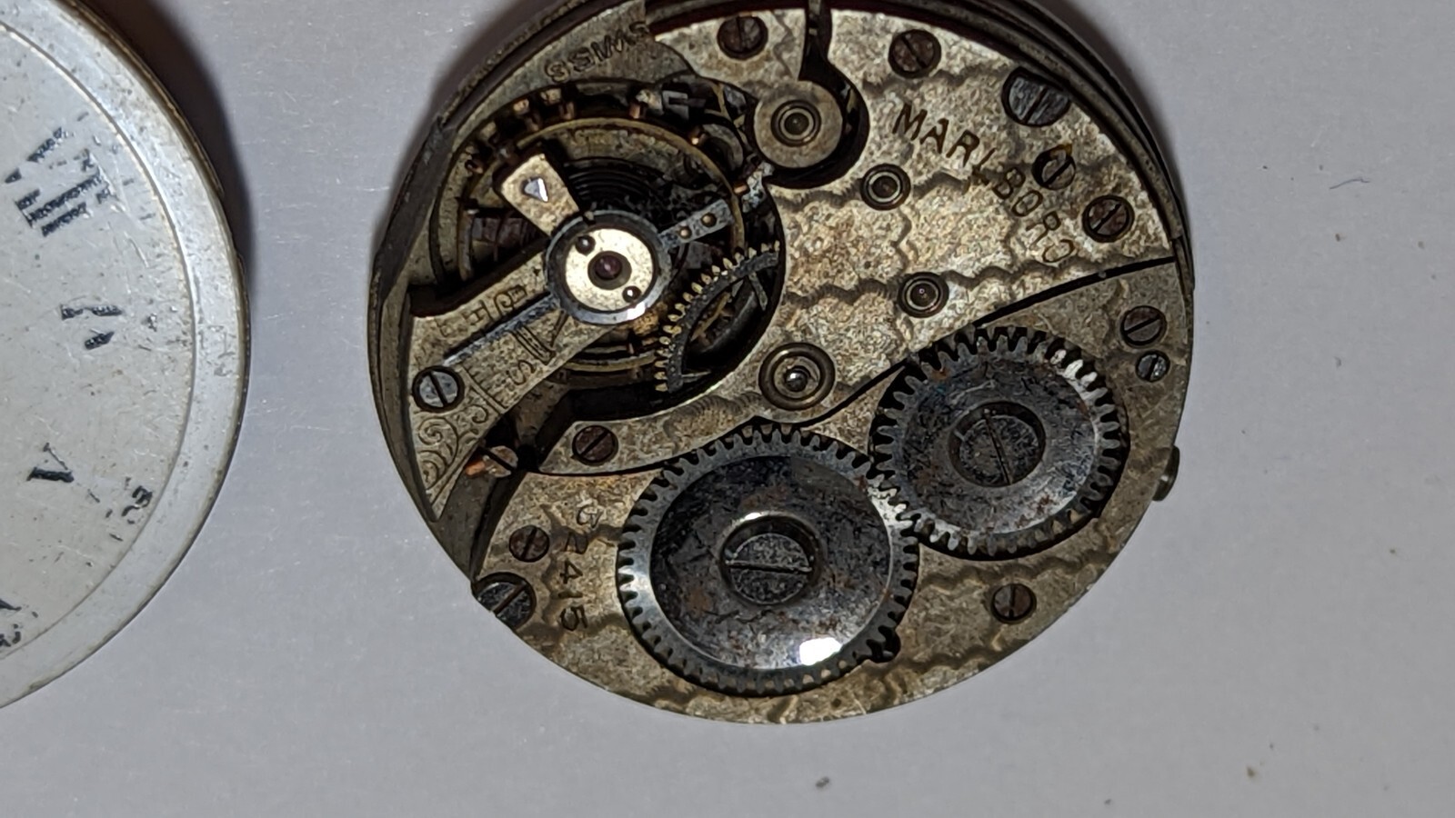 2 LOT POCKET WATCH MECHANISMS MARLBORO & UNKNOWN | eBay