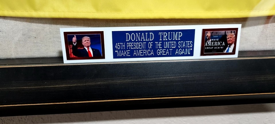 President Donald Trump Signed Autograph Augusta National Masters Golf ...