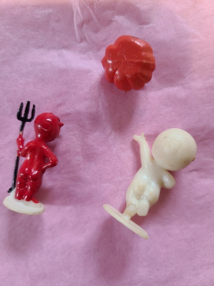 Vintage Rare Htf Hong Kong Devil Witch Cake Toppers Halloween Dollh ...