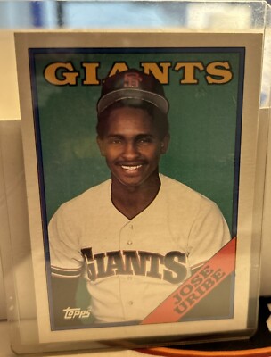 1988 Topps - #302 Jose Uribe ERROR card | eBay