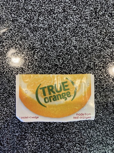 12 TRUE ORANGE Citrus Water Enhancer Packets 0 Calorie 0 Sugar ...