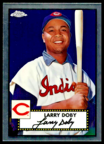 2021 TOPPS CHROME PLATINUM #634 LARRY DOBY CLEVELAND GUARDIANS | eBay UK