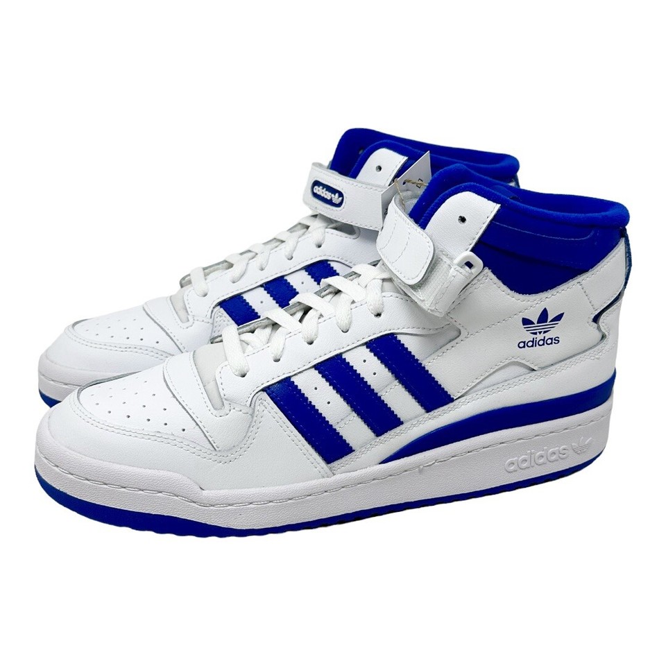 Adidas Forum Mid FY4976 White/Royal Size 10 | eBay