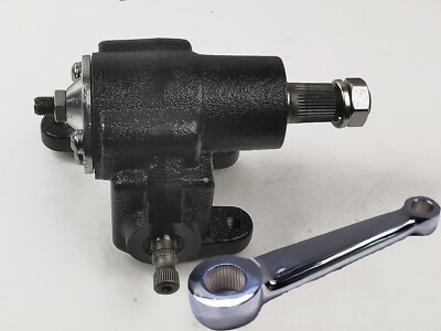 Vega Steering Box + Chrome Pitman Arm Street Rod Rat Rod Model A Ford ...