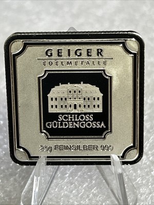 20g 999 Fine Silver Geiger Edelmatalle Loose Bar With Serial Number ...