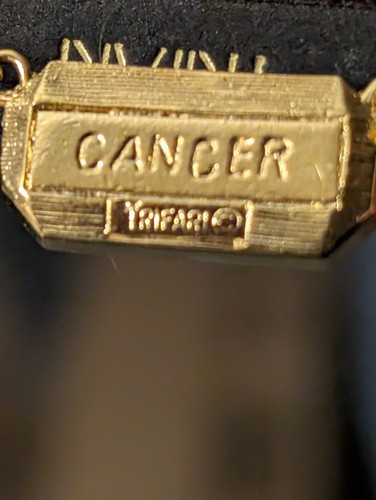 Trifari Zodiac Cancer July Necklace W/Crown C Stamp Vintage '55s-'69s ...