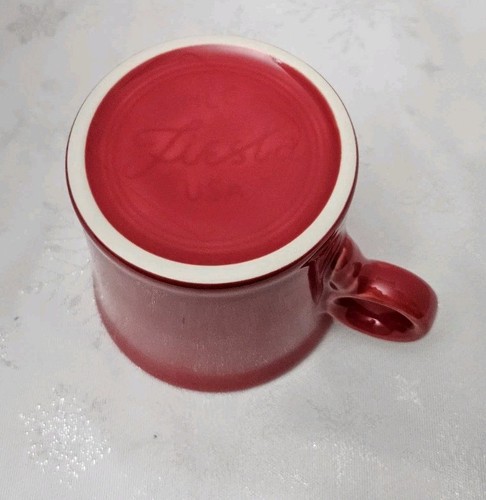 Fiesta Fiestaware Fiesta HLC, Scarlet Red Coffee Mug Cup Made In USA | eBay
