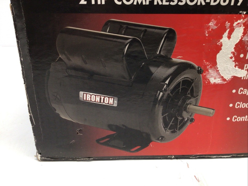 Ironton 2 HP Compressor-Duty Electric Motor Item No 51820 | eBay