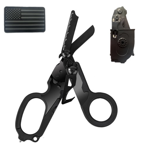 Folding Trauma Shears - Multifunctional Emergency Rescue Tool with Band ...