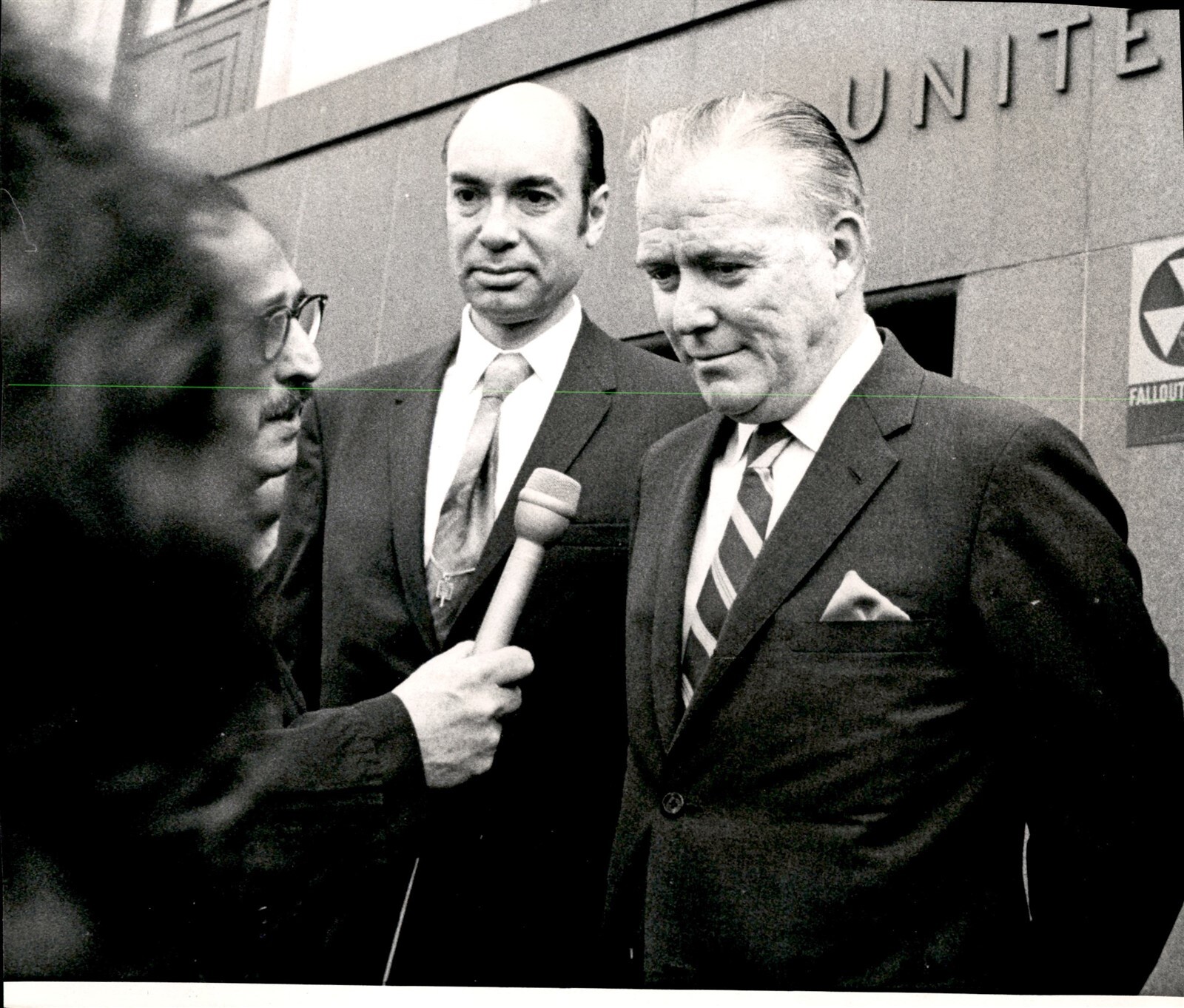 LD373 1971 AP Wire Photo ATTY GEN JOHN J O'CONNELL PLEADS INNOCENT ...