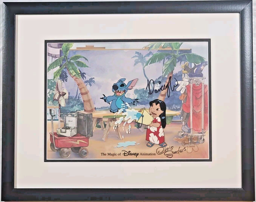 🍍 Signed Lilo Stitch Disney MGM Cel Signed Voice Chris Sanders Davigh ...