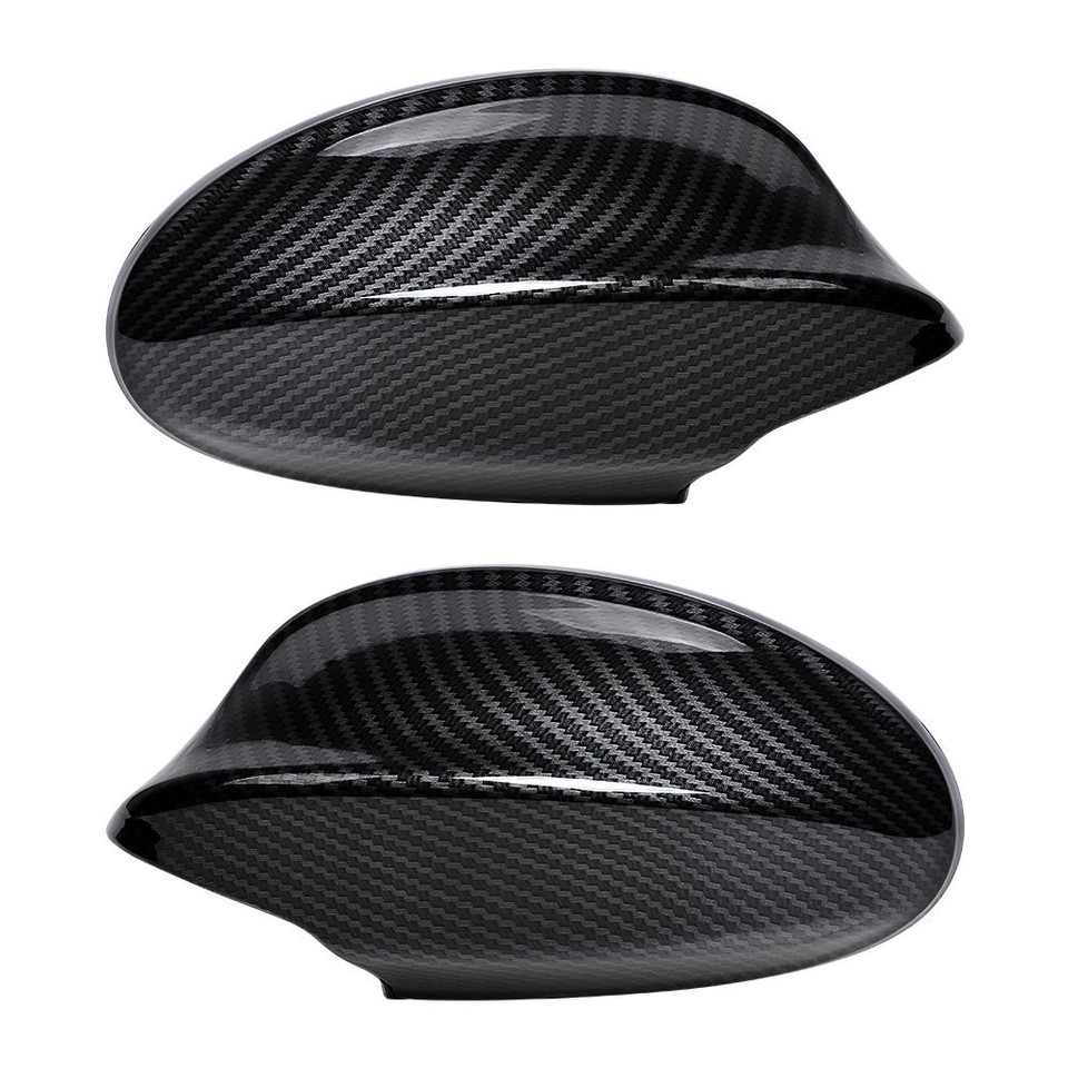 Carbon Fiber Side Mirror Cap Cover Replacement for BMW E90 E91 PRE-LCI ...