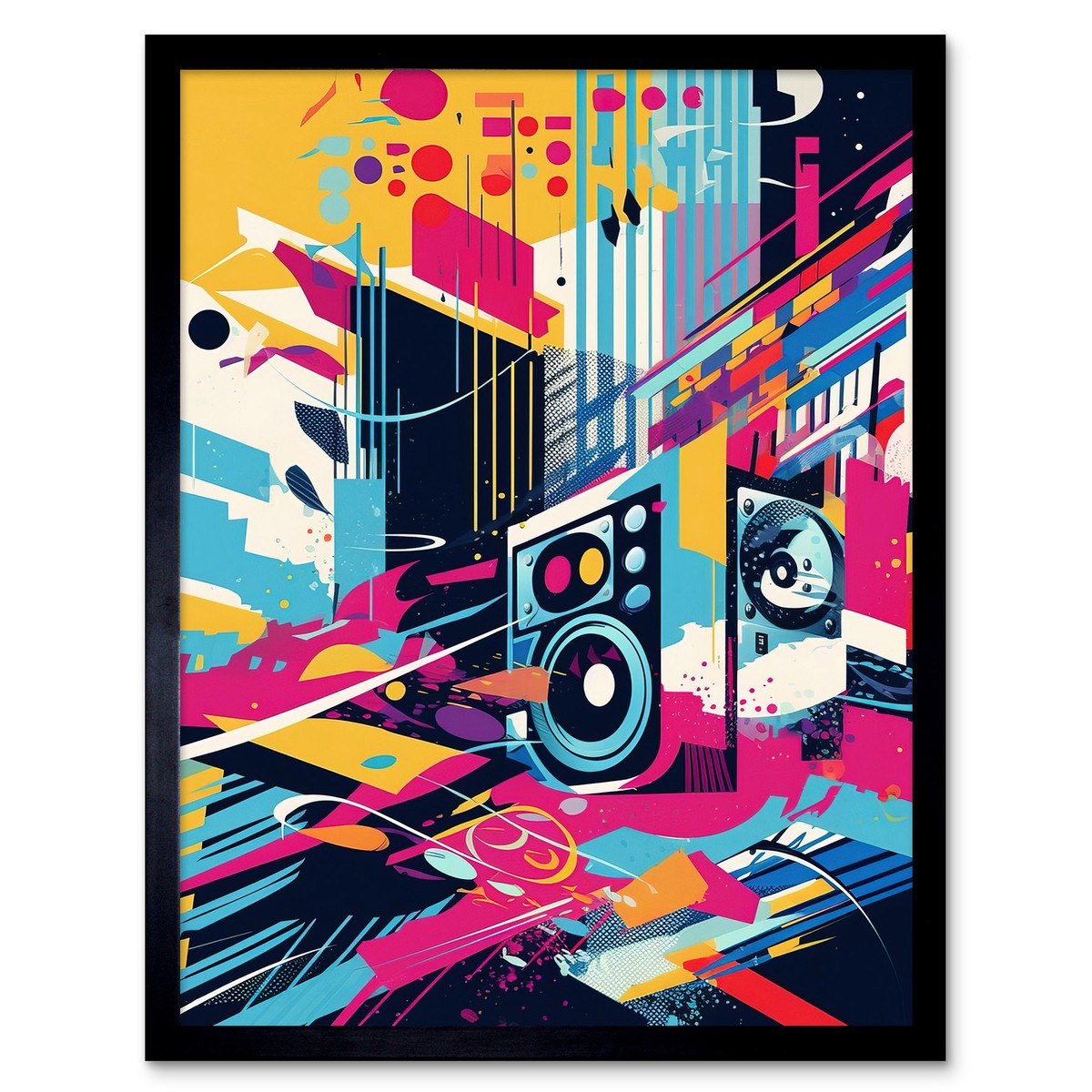 Bass Speakers Art