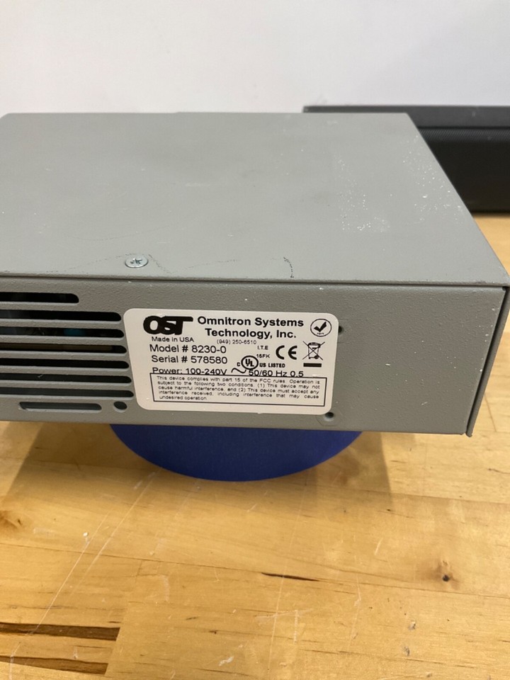Omnitron Systems 8230-0 Managed Power Chassis. | eBay