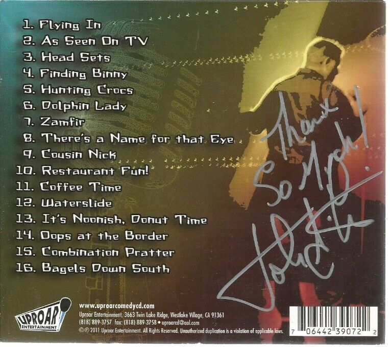 Multi Character Disorder by John DiCrosta (CD, 2012) MINT, SIGNED, AUTOGRAPHED 706442390722| eBay