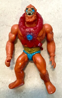 Masters Of The Universe Vintage Mattel Beastman Figure Red Armor 80s ...