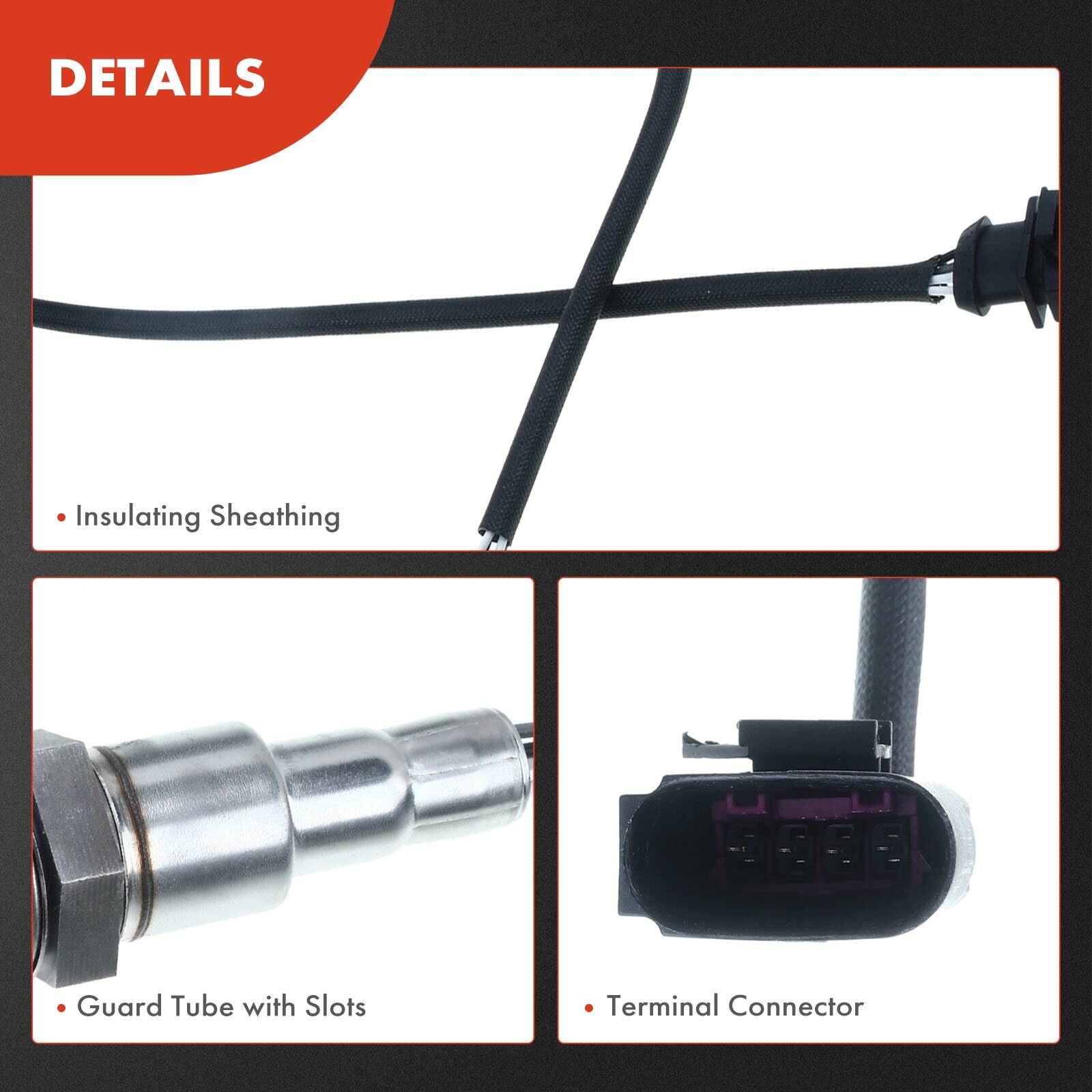 2x Upstream & Downstream O2 Oxygen Sensor for Volkswagen Tiguan 2019 ...