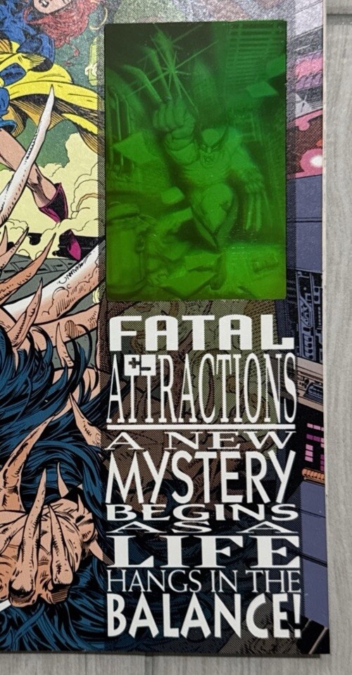 Wolverine Comic Issue Number 75 Hologram Cover Magneto Claws Marvel ...