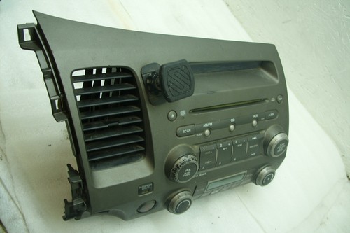 06 - 11 Honda Civic Hybrid Radio CD Changer Player Stereo Climate ...